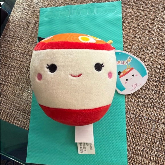 Squishmallows | Toys | Nwt Squishmallows 5 Raisy The Ramen Cup Plush ...
